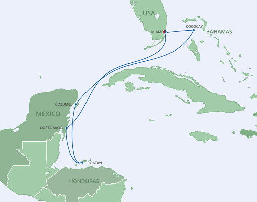 Central America & Panama Cruises - Royal Caribbean - 2024-2026 Seasons