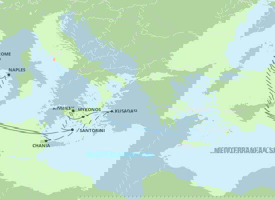 Cruises Starting and Ending in Rome - 2022, 2023 & 2024 Seasons