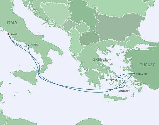 Royal Caribbean Cruises Starting In Rome - 2024 & 2025 Seasons