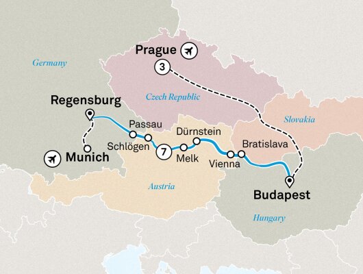 Prague To Budapest River Cruise