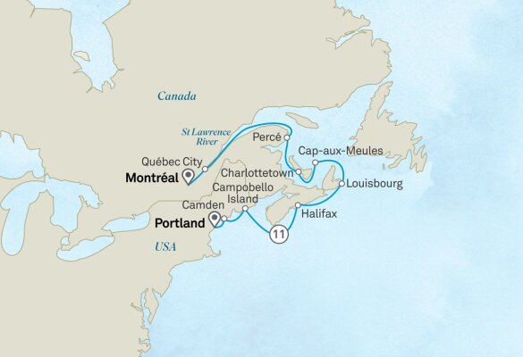 Cruises from Boston to Montreal - 2025 & 2026 Seasons
