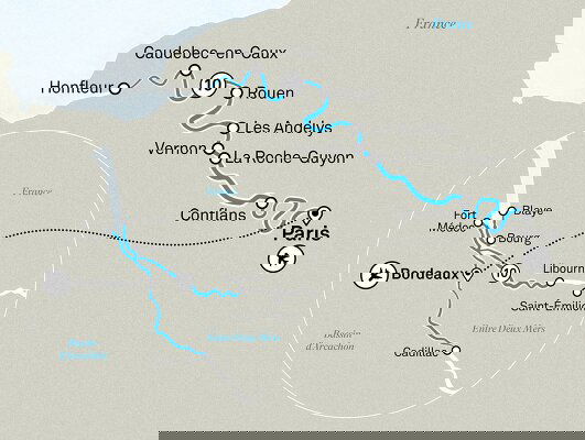 River Cruises from Paris to Bordeaux - 2025 & 2026 Seasons