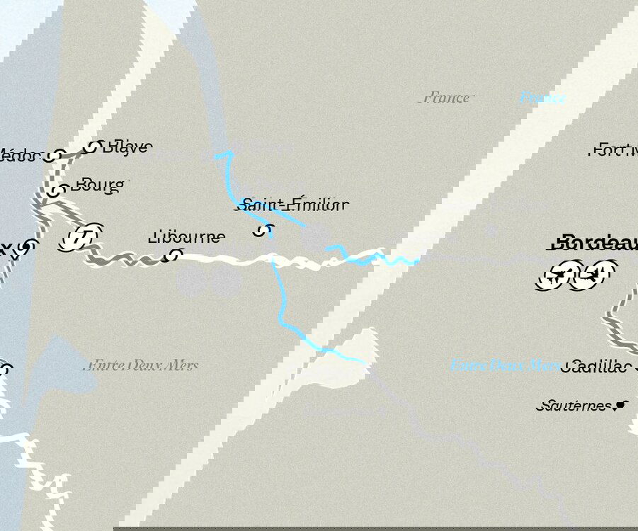 Bordeaux Affair - Scenic (7 Night Roundtrip river cruise from Bordeaux)