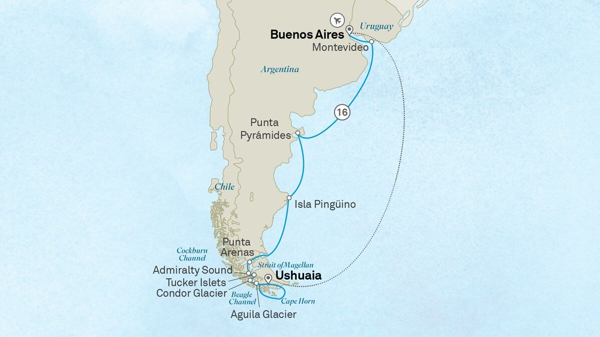 Patagonia & the Chilean Fjords - Scenic (16 Night Roundtrip Cruise from ...