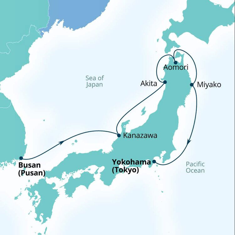 World Cruise: Japan Explorer - Seabourn (10 Night Cruise from Busan to ...