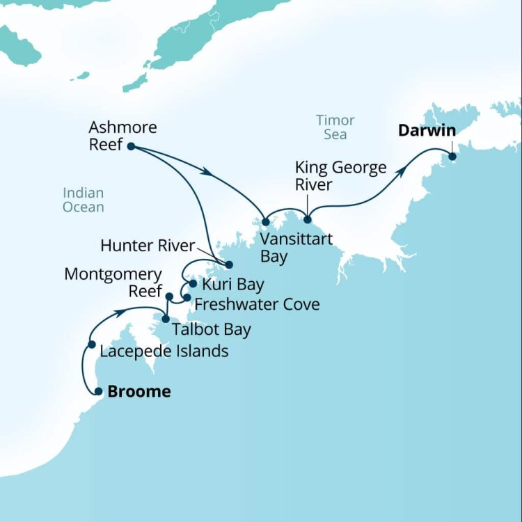Kimberley Expedition: Waterfalls & Wandjinas - Seabourn (11 Night ...