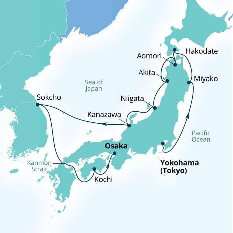 Harvest Horizons: Japan's Coastal Charms - Seabourn (12 Night Cruise ...