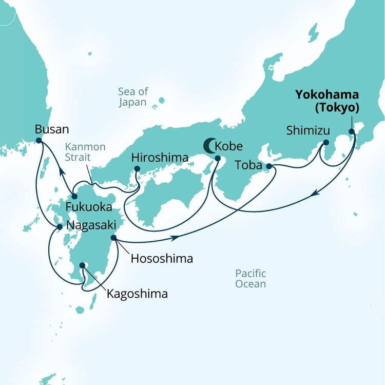 Japan's Crafts & Cherry Blossoms - Seabourn (14 Night Roundtrip Cruise ...