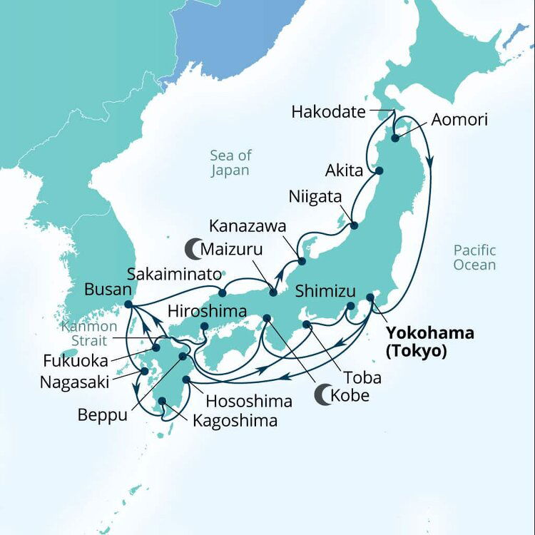 Japan's Crafts & Cherry Blossoms - Seabourn (28 Night Roundtrip Cruise ...