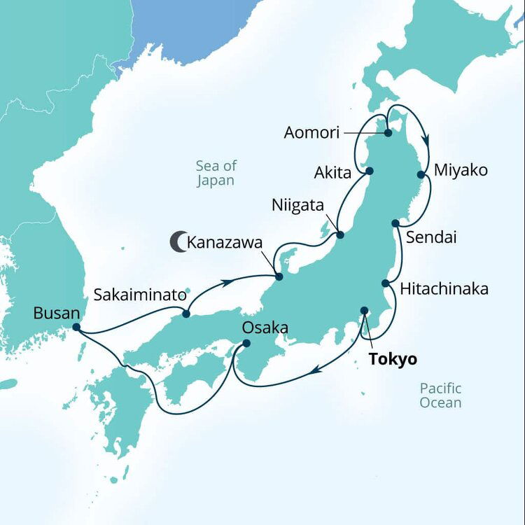 Sea Of Japan & Plum Blossoms - Seabourn (14 Night Roundtrip Cruise from ...