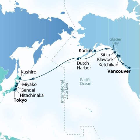 Cruises from Canada to Japan | 2026-2028 | Global Journeys