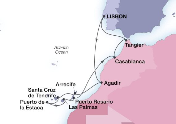 Morocco Cruises - 2024-2026 Seasons