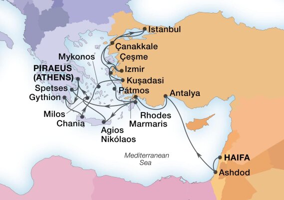 Israel Cruises - 2023-2026 Seasons