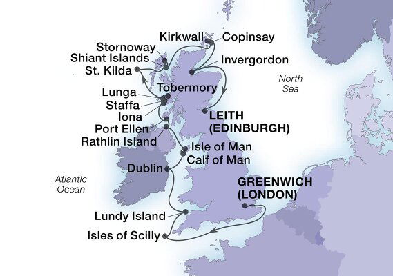 Ireland Cruises - 2023-2025 Seasons