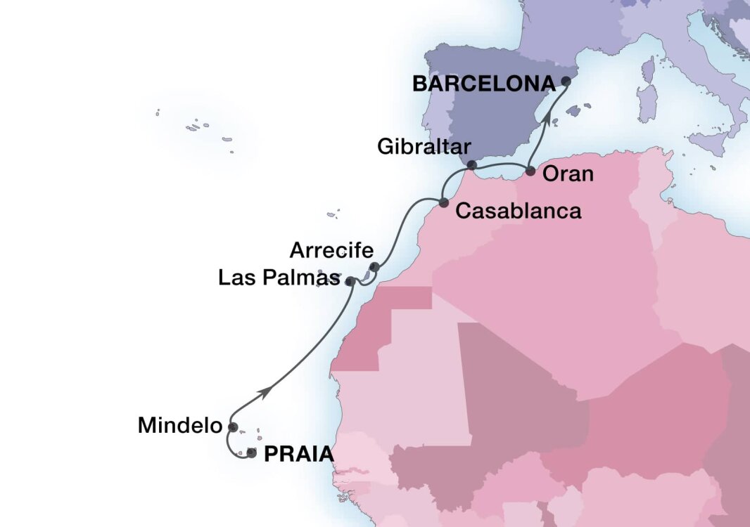 Morocco & The Straight Of Gibraltar - Seabourn (9 Night Cruise from Las ...