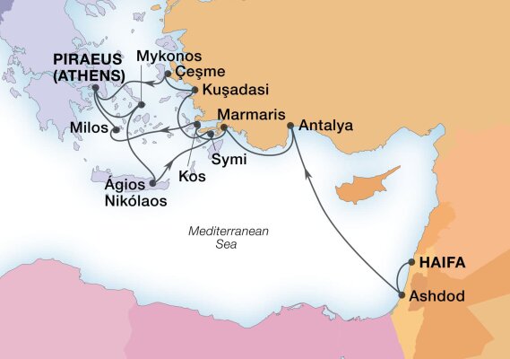 Israel Cruises - 2024-2026 Seasons