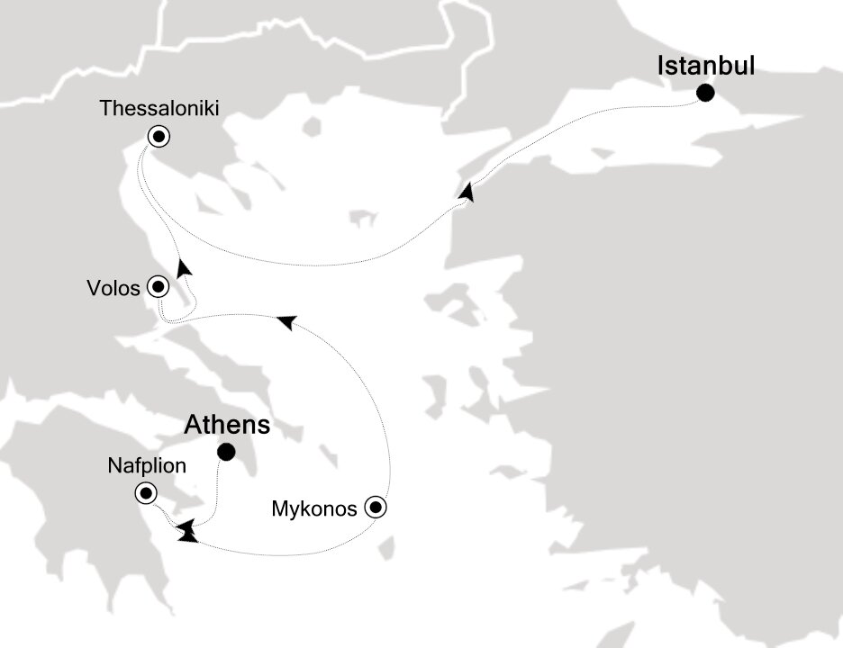 Athens to Istanbul - Silversea (6 Night Cruise from Athens to Istanbul)