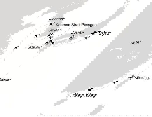 Cruises from Hong Kong to Japan - 2026-2028 Seasons