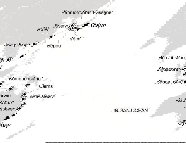 Cruises from Australia to Japan | 2027-2028 | Global Journeys