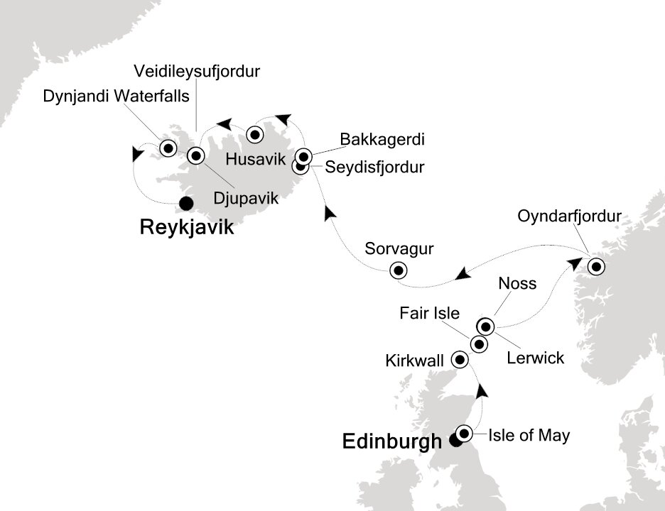 Edinburgh to Reykjavik - Silversea (12 Night Cruise from Edinburgh to ...