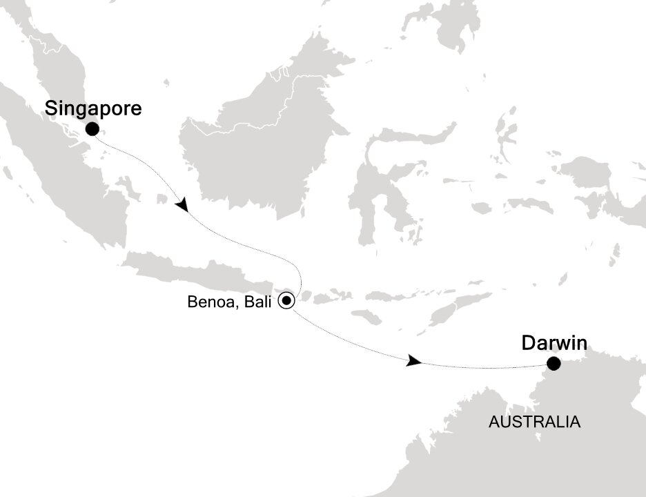Singapore to Darwin - Silversea (7 Night Cruise from Singapore to Darwin)