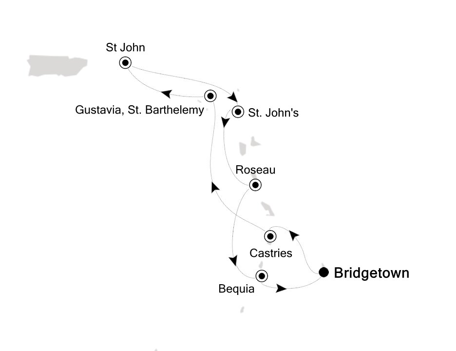 Bridgetown to Bridgetown - Silversea (7 Night Roundtrip cruise from ...