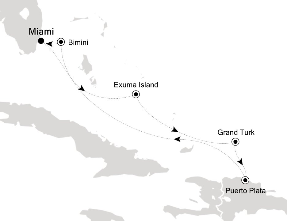 Miami, Fl to Miami, Fl - Silversea (7 Night Roundtrip cruise from Miami)