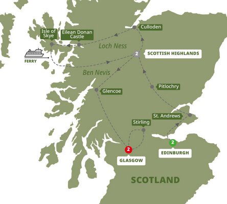 Scotland Tours & Trips - 2024-2026 Seasons