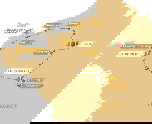 France Tours & Trips - 2024-2026 Seasons