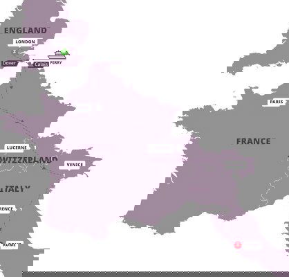 Tours from London to Rome - 2025-2027 Seasons