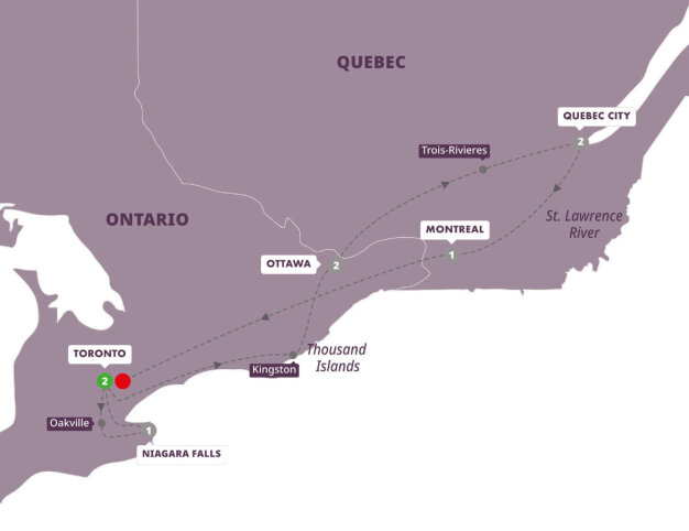Tours starting in Toronto | 2026-2027 | Global Journeys
