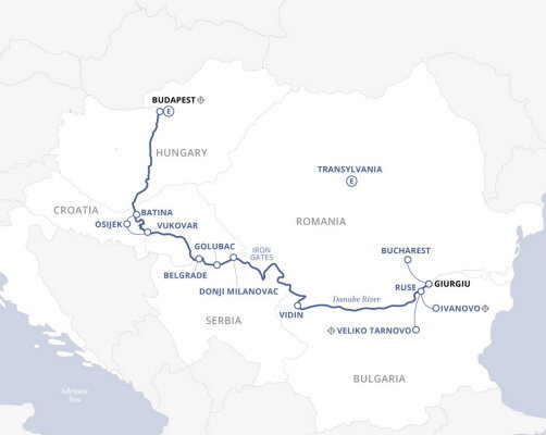River Cruises from Budapest to Bucharest - 2025-2027 Seasons