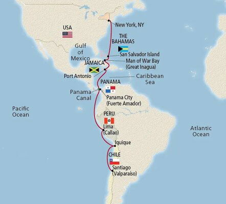 South America Cruises Starting In April 2027