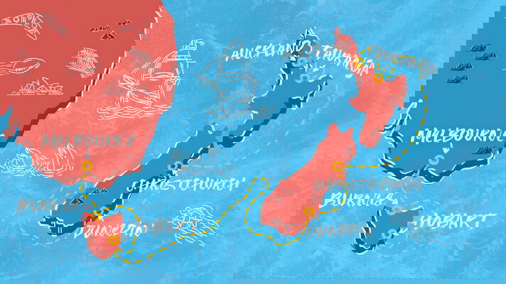 Cruises from Australia to New Zealand - 2023, 2024 & 2025 Seasons
