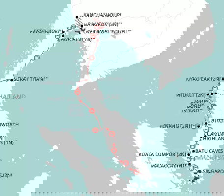 South East Asia Rail Trips - 2024-2027 Seasons