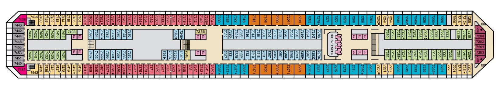 Carnival Splendor - Reviews, Deckplans & Cruise Schedule - Carnival