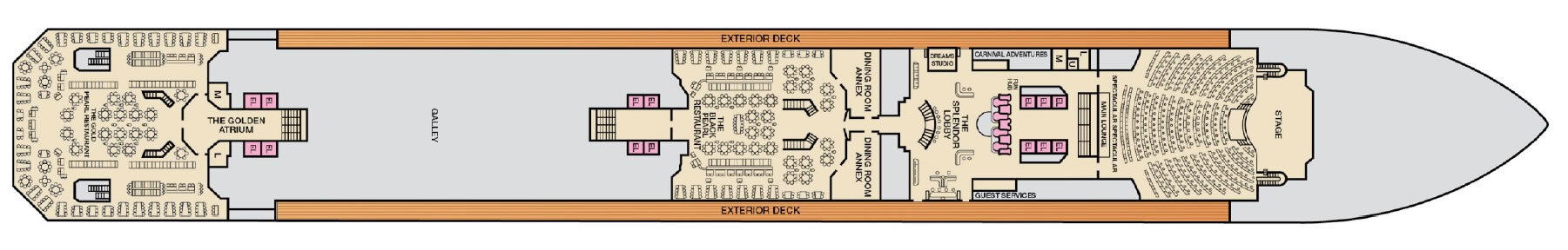 Carnival Splendor - Reviews, Deckplans & Cruise Schedule - Carnival