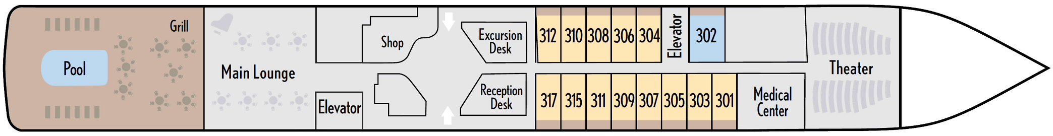 Le Champlain - Reviews, Deckplans & Cruise Schedule - Ponant