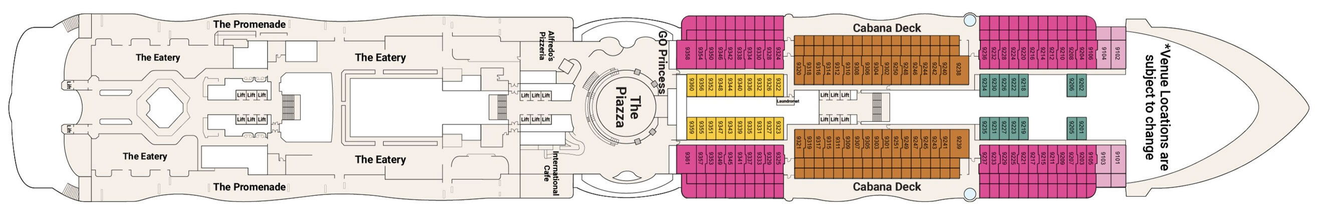 Star Princess - Reviews, Deckplans & Cruise Schedule - Princess