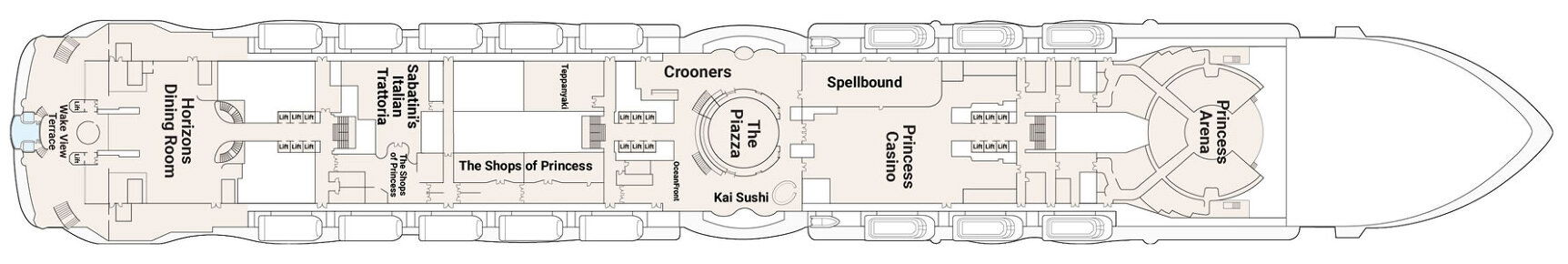 Sun Princess - Reviews, Deckplans & Cruise Schedule - Princess