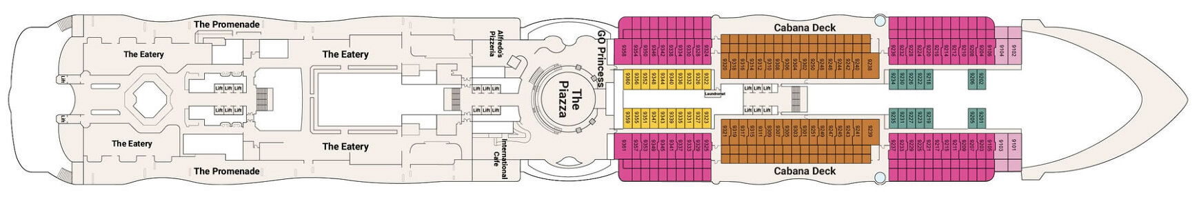 Sun Princess - Reviews, Deckplans & Cruise Schedule - Princess