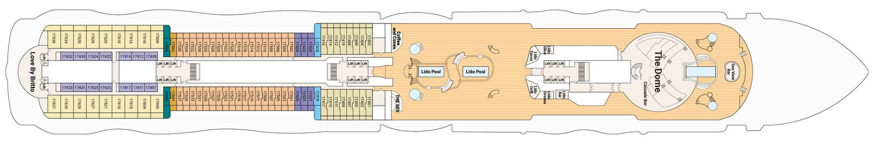 Sun Princess - Reviews, Deckplans & Cruise Schedule - Princess